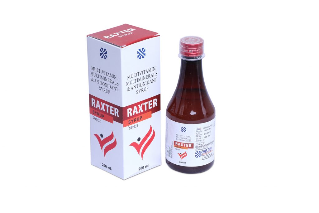 RAXTER SYRUP - Vaxtor Pharmaceutical